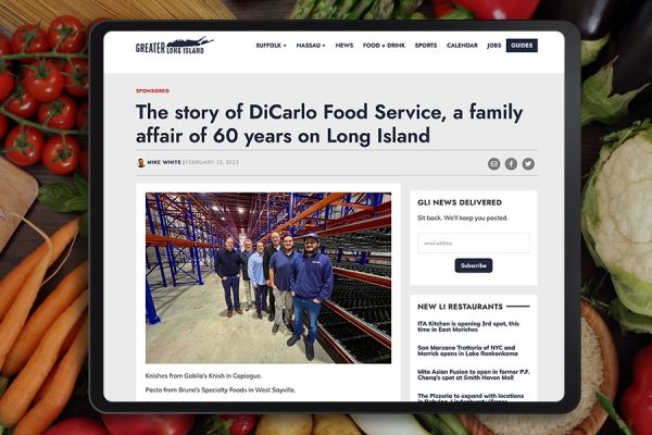 The story of DiCarlo Food Service, a family affair of 60 years on Long ...